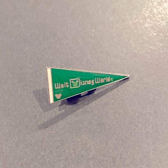 Disney | Other | Disney Pin Green Walt Disney World Flag | Poshmark